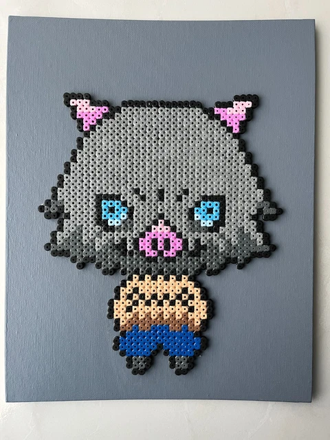 PIXEL ART / Perles A Repasser Tableau De Inosuke Dans Demon Slayer EUR ...