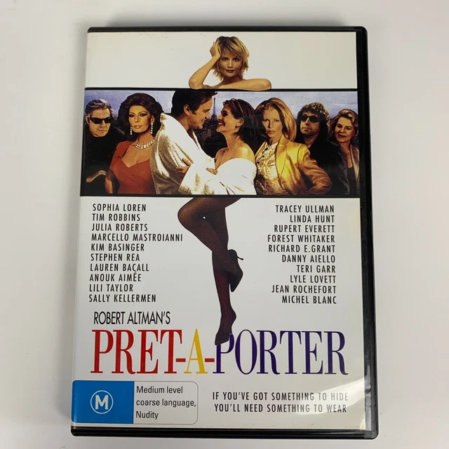 PRET-A-PORTER (DVD, 1994) Sophia Loren Tracey Ullman Julia Roberts ...