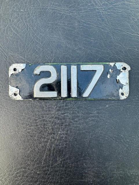 2117 BUS COACH Fleet Number Chassis Plate Sign Badge £40.00 - PicClick UK