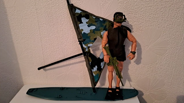 HASBRO ACTION MAN surfboard commando 12in action figure £7.99 - PicClick UK