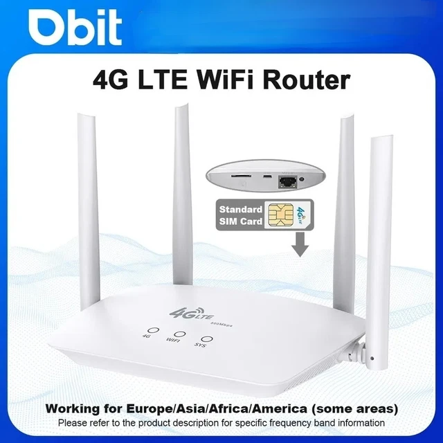 BIT ROUTER 4G Lte Wi-Fi e funzione LAN EUR 47,90 - PicClick IT