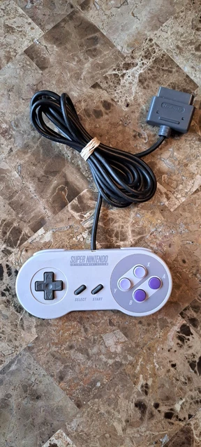 OFFICIAL SUPER NINTENDO, SNES, Original Authentic OEM Controller tested ...
