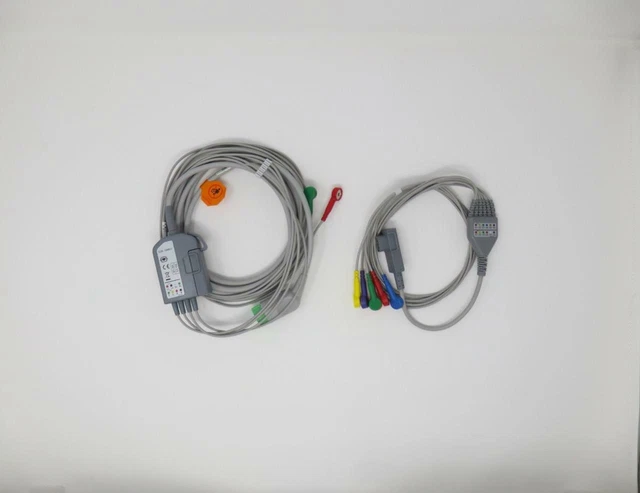 PHYSIO 12 LEAD ECG Cable Lifepak 12 & 15 Trunk and V Leads EUR 186,70 ...