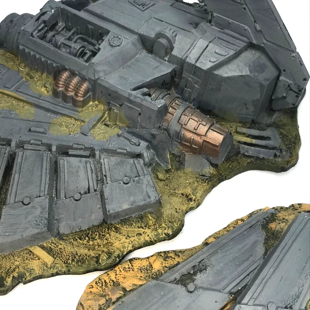 SPACE MARINE CRASHED Aquila Lander Battle Macragge Scenery Warhammer ...