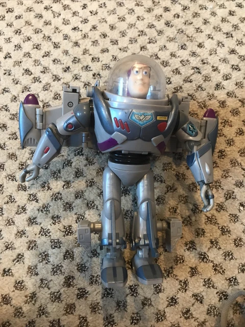 BUZZ LIGHTYEAR MEGA Morpher Toy Story 2 Transformer Silver Action 8 ...