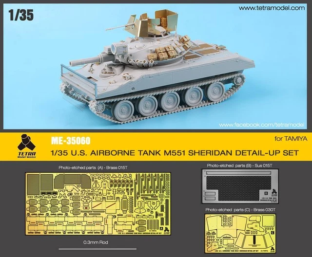 1/35 US AIRBORNE Tank M551 Sheridan Detail Set for Tamiya kits $41.50 ...