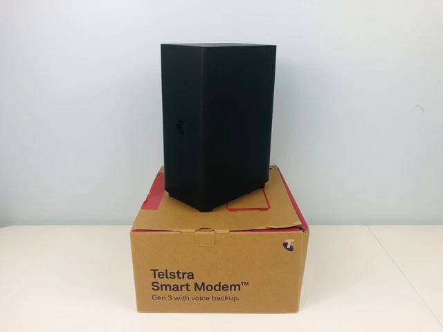 TELSTRA SMART MODEM Gen 3 Wi-Fi 6 Router Latest Generation Black ...