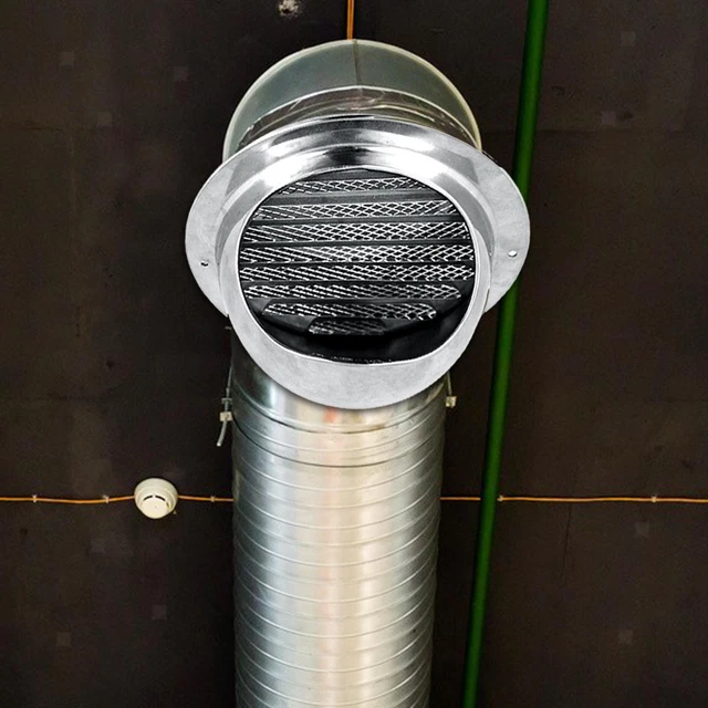 AIR VENT LOUVER Ducting External Extractor Ventilation Duct Cover Vent ...