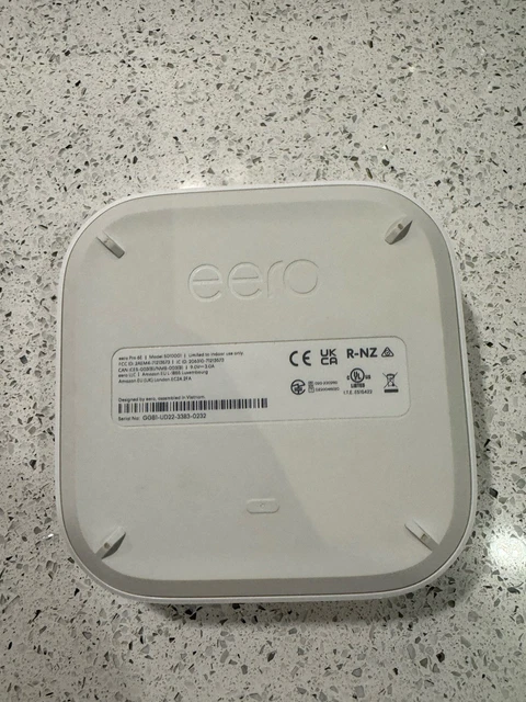 EERO PRO 6E Trl-Band Home Network TrueMesh WI-Fi Router Model S010001 ...