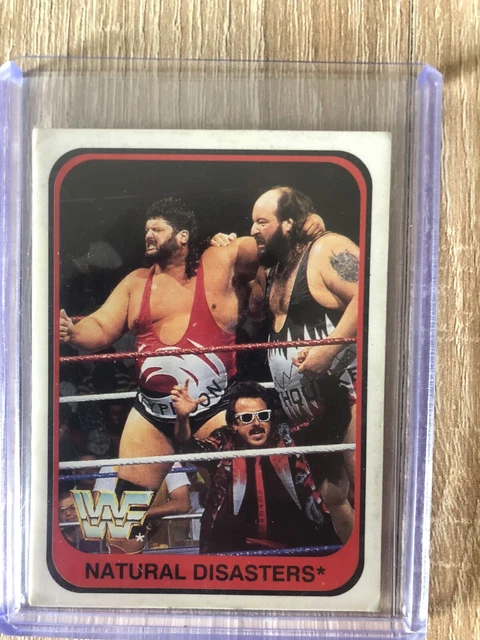 1991 MERLIN WWF Italian Natural Disasters Earthquake #5 Rookie RC EUR ...