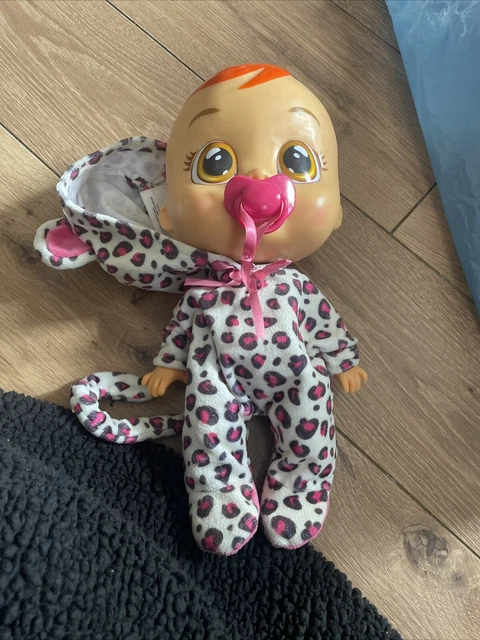 CRY BABY/CRY BABIES Lea Pink Leopard Print Doll £8.99 - PicClick UK