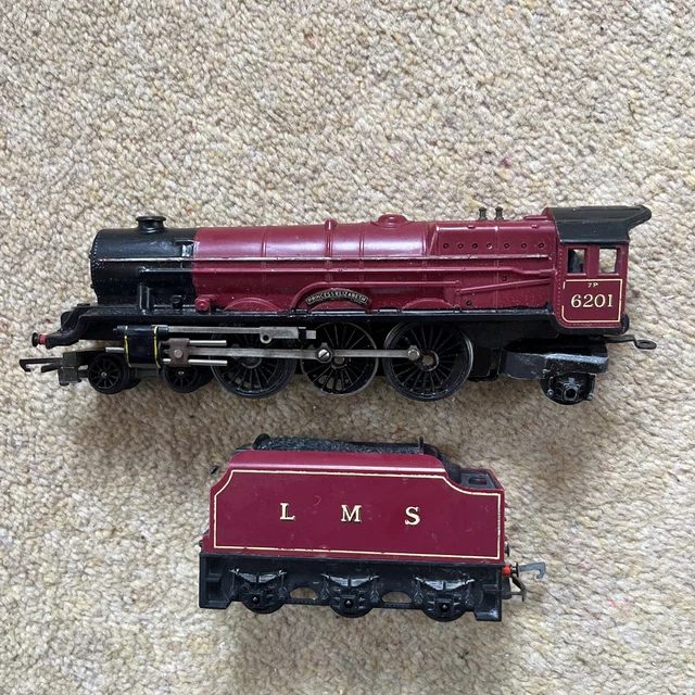 TRI-ANG R.50 6201 LMS “Princess Elizabeth” In LMS Crimso . Runs Great ...