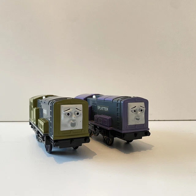TOMY TRACKMASTER THOMAS And Friends Splatter And Dodge With Coach 1996 ...