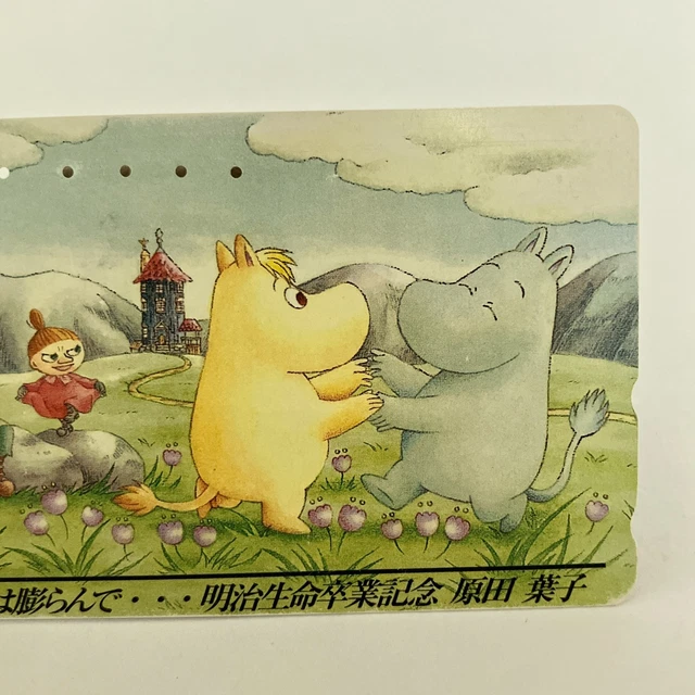 MOOMIN 1990 BULLS prepaid telephone card rare Japan meijiseimei £13.44 ...