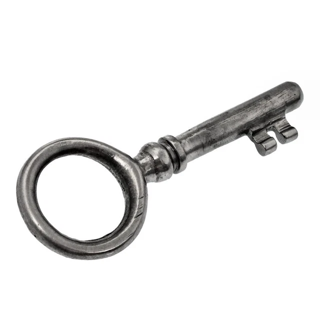 CIRCULAR BOW IRON Key with Solid Shaft 3" - Antique Key Vintage Key ...