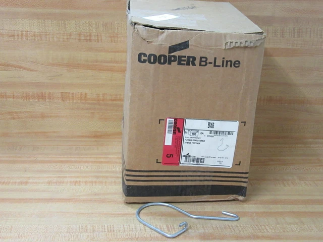 COOPER B-LINE BX6 Flexible Conduit Cable To Stud Fastner (Pack of 100 ...