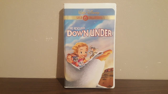 THE RESCUERS DOWN under CLAMSHELL VHS no booklet $6.45 - PicClick CA