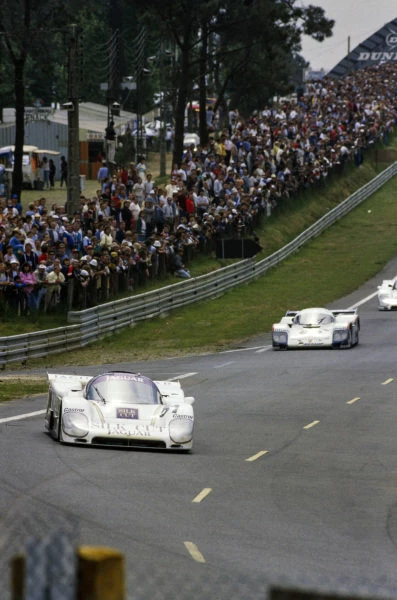 DEREK WARWICK JEAN-LOUIS Schlesser Eddie Cheever Silk Cut Ja Le Mans ...