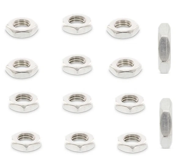 1 FLACHMUTTER EDELSTAHL A4-40 DIN 439 ISO 4035 Sechskantmuttern ...