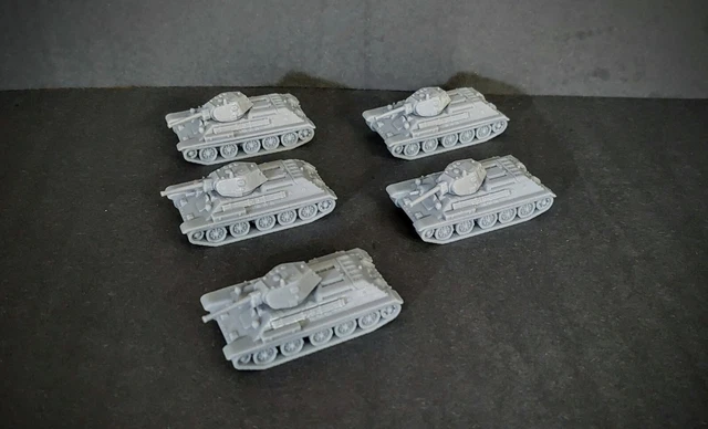 28MM SOVIET T-34/85 Platoon For Bolt Action X5 1/56th Scale £47.65 ...