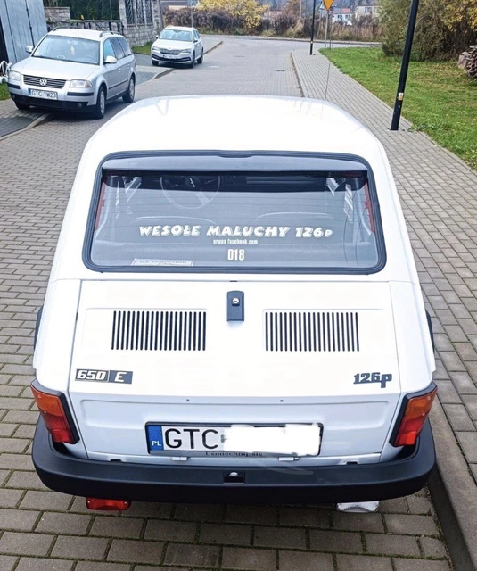 FIAT 126P OLDTIMER Classic - Rear Screen Spoiler Für Hinten - Heck ...