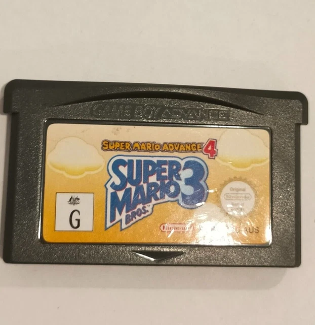 SUPER MARIO ADVANCE 4 Super Mario Bros 3 Nintendo Gameboy Advance GBA ...