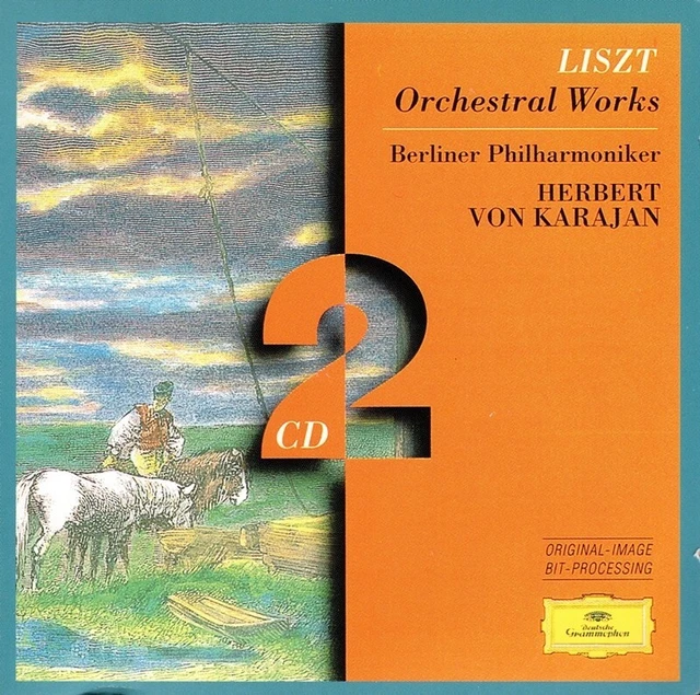 HERBERT VON KARAJAN, Orchestre philharmonique de Berlin - Liszt Orchestral Works lot de 2 CD EUR ...