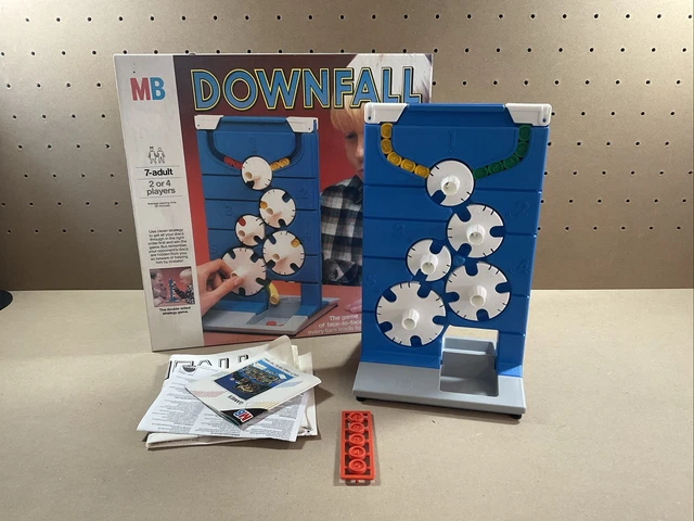 VINTAGE 1985 DOWNFALL board game by MB Games Complete Square Box VGC £ ...