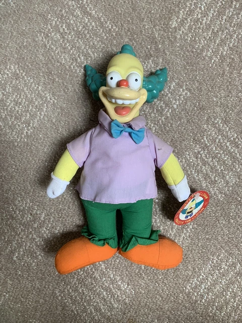 THE SIMPSON KRUSTY The Clown Hard Head Plush Soft Toy Play By Play £8. ...