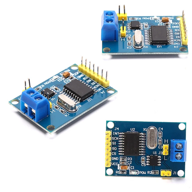 CAN BUS MODULE MCP2515 TJA1050 Receiver SPI For DIY Kit / MCU ARM ...