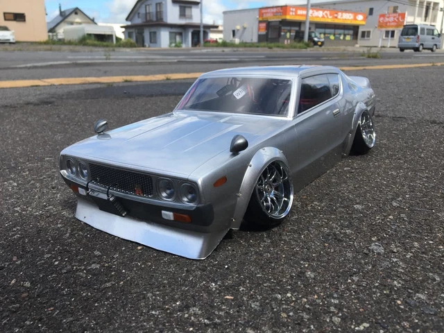 ABC HOBBY 1/10 RC Car Body Nissan Skyline 2000 GT-R KPGC1100 with LEDs ...