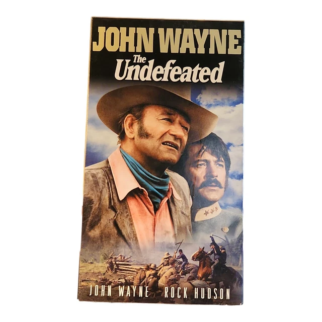 THE UNDEFEATED (VHS, 1969) John Wayne Rock Hudson Preowned Good ...