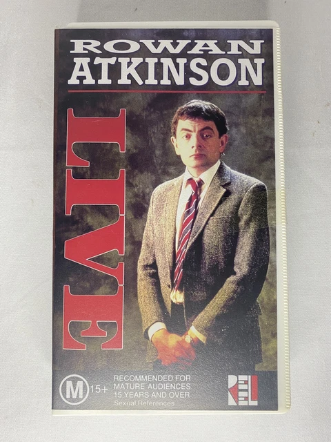 VHS - ROWAN Atkinson Live (Mr Bean, Black Adder) - FREE POSTAGE EUR 11 ...
