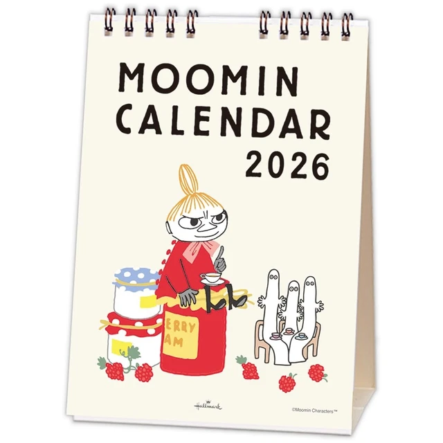 MOOMIN LITTLE MY Desk Calendar 2026 Hallmark Vertical 845605 Japanese ...