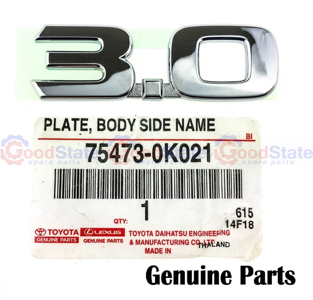 GENUINE TOYOTA FORTUNER KUN61 KUN51 Hilux KUN16 Front Side Door Badge ...