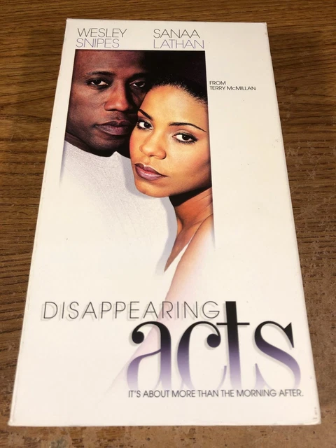 DISAPPEARING ACTS VHS VCR Video Tape Movie Used Wesley Snipes Sanaa ...