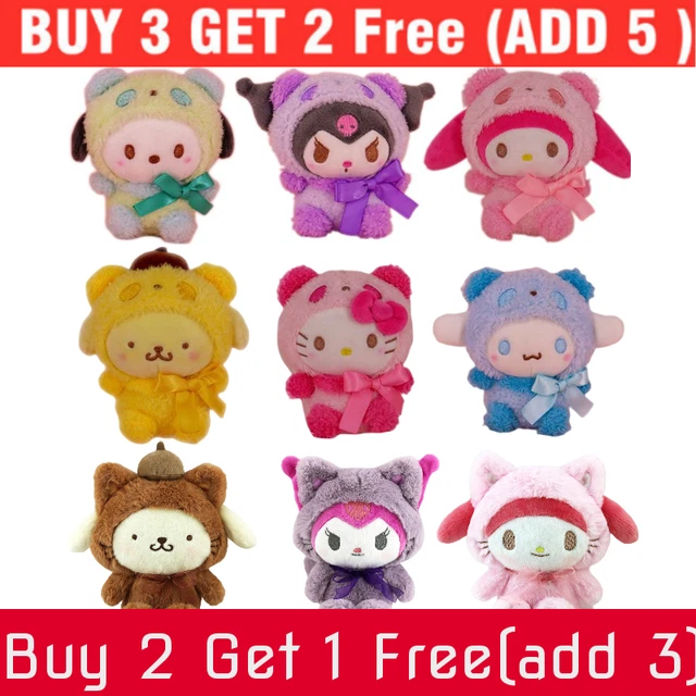 MELODY CINNAMOROLL KUROMI Sanrio Plush Toy Plushie Doll Xmas Gifts Stuffed Toys £4.57 - PicClick UK