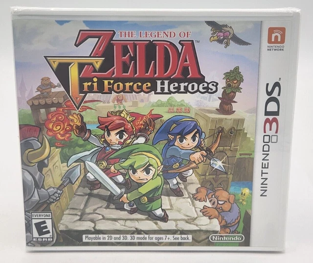 LEGEND OF ZELDA: Tri Force Heroes (Nintendo 3DS, 2015) Brand New Sealed ...