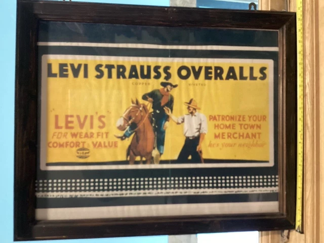 LEVI STRAUSS FRAMED Posters £104.68 - PicClick UK