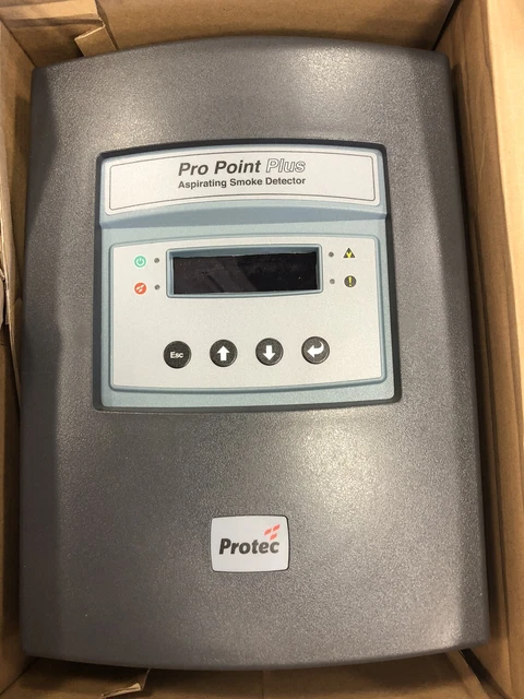 PROTEC PRO POINT Plus Aspirating Smoke Detector Panel Model No 61-986 ...