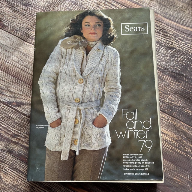 VINTAGE SEARS 1979 Fall And Winter Catalog Fashion Electronics ...
