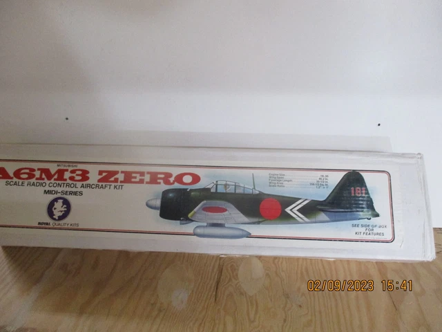 VINTAGE ROYAL/MARUTAKA MIDI Zero R/C Airplane Kit $197.50 - PicClick