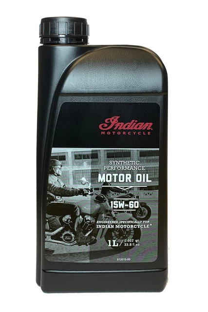 INDIAN MOTORCYCLE ENGINE oil - 15w60 (1 litre). Scout / FTR / Powerplus ...