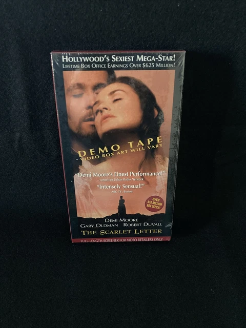 THE SCARLET LETTER VHS Demi Moore DEMO TAPE Rare Mint! - BRAND NEW ...