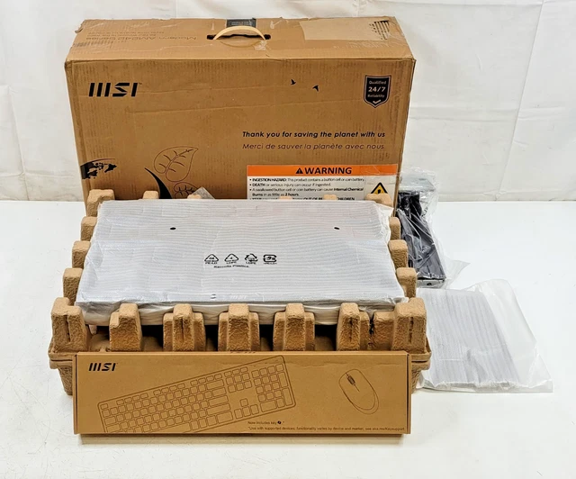 MSI MODERN AM242TP All-In-One Multi touch PC (DAMAGED SCREEN) $350.61 ...
