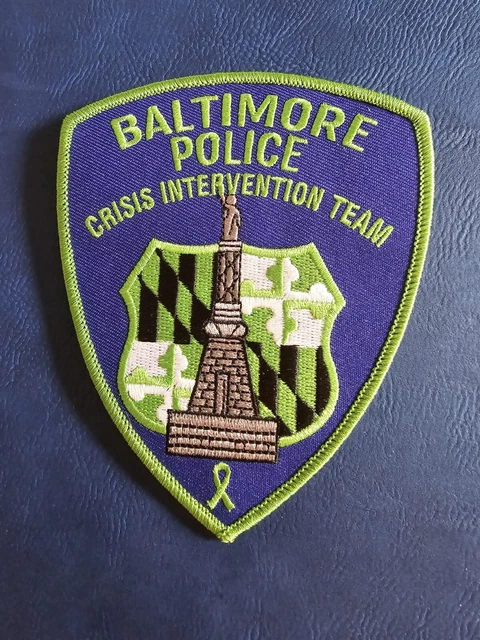 BALTIMORE MARYLAND POLICE Crisis Intervention Team Patch $10.00 - PicClick