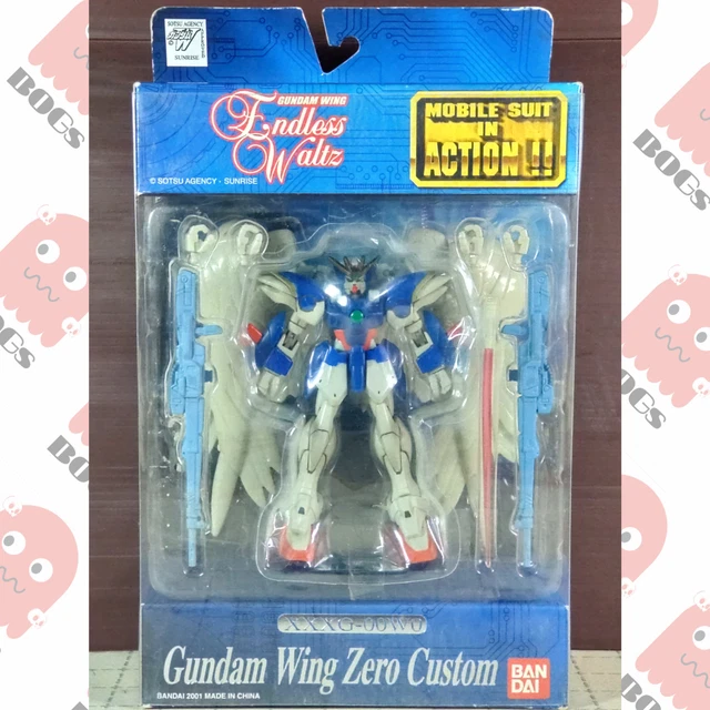 VINTAGE BANDAI MOBILE Suit Gundam WING GUNDAM ZERO CUSTOM Deluxe Action ...