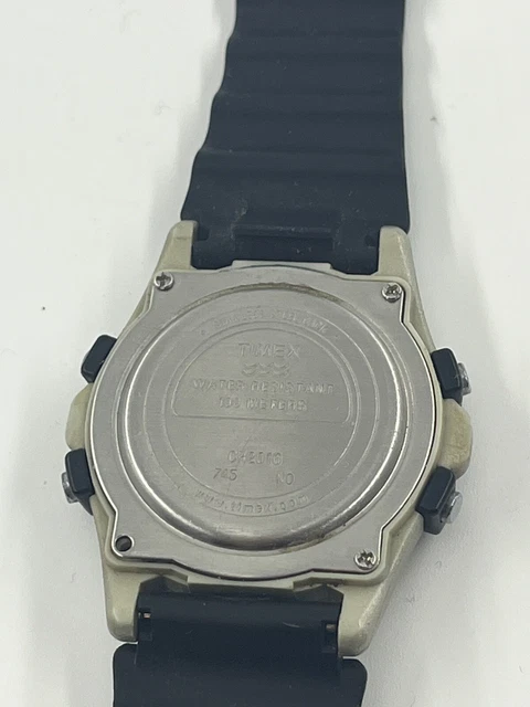 TIMEX ATLANTIS 100 Indiglo Alarm/Chrono Quartz Digital Men's Watch New ...