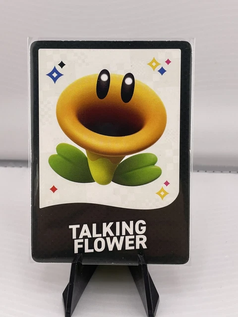 2023 SUPER MARIO Bros. Wonder TALKING FLOWER Trading Card SMWT £0.78 ...