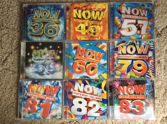 NOW THAT?S WHAT I Call Music x 9 C.Ds No's 36,49,57,59,60,79,81,82 and ...